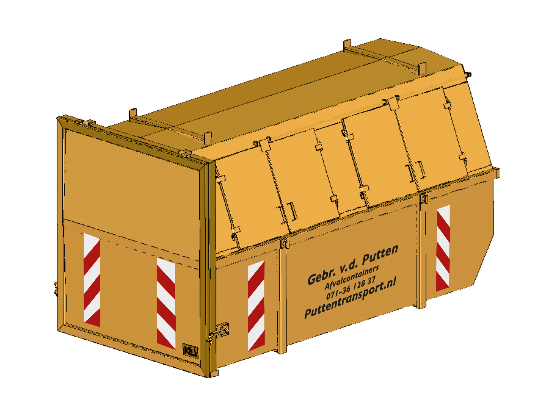 Dichte container 10m3 - Gebr. van der Putten